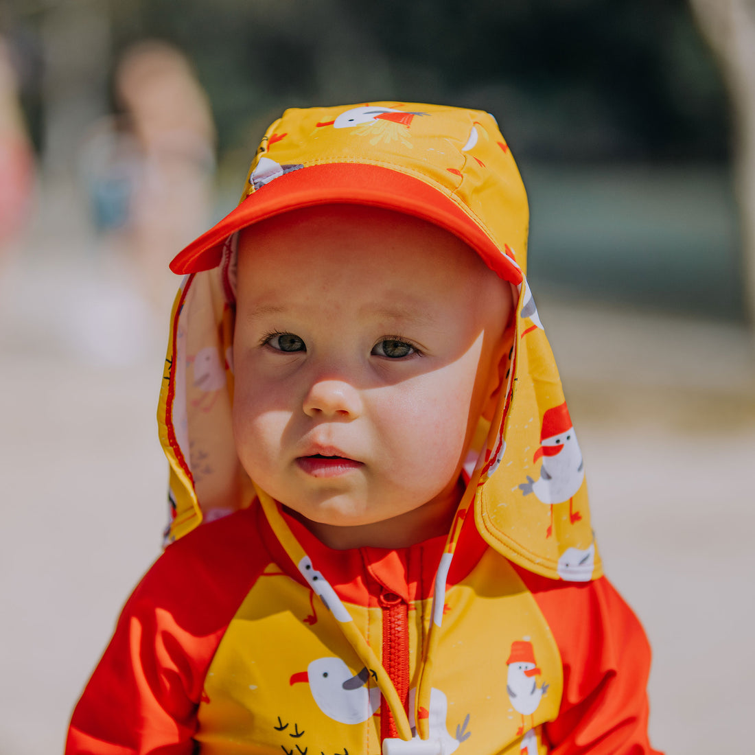 Chippy Mates Legionnaire Hat| Sun Safe Baby Kids Water Hat|Pipi ...